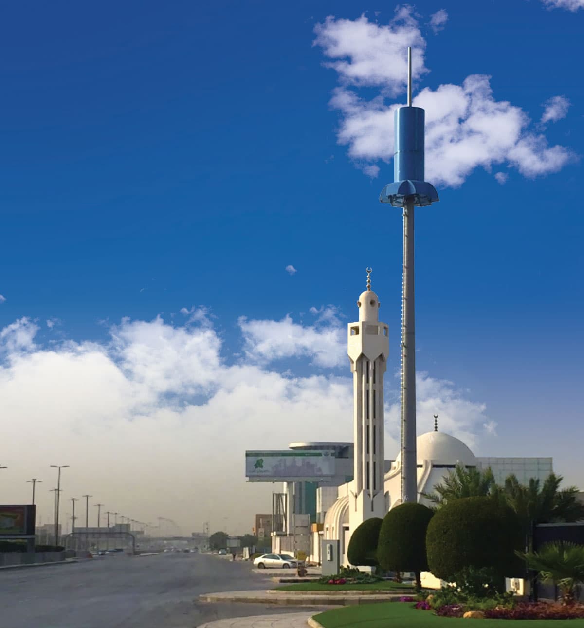 lanceluxpole, monopole for urban lighting » TELESTYLE » Calzavara